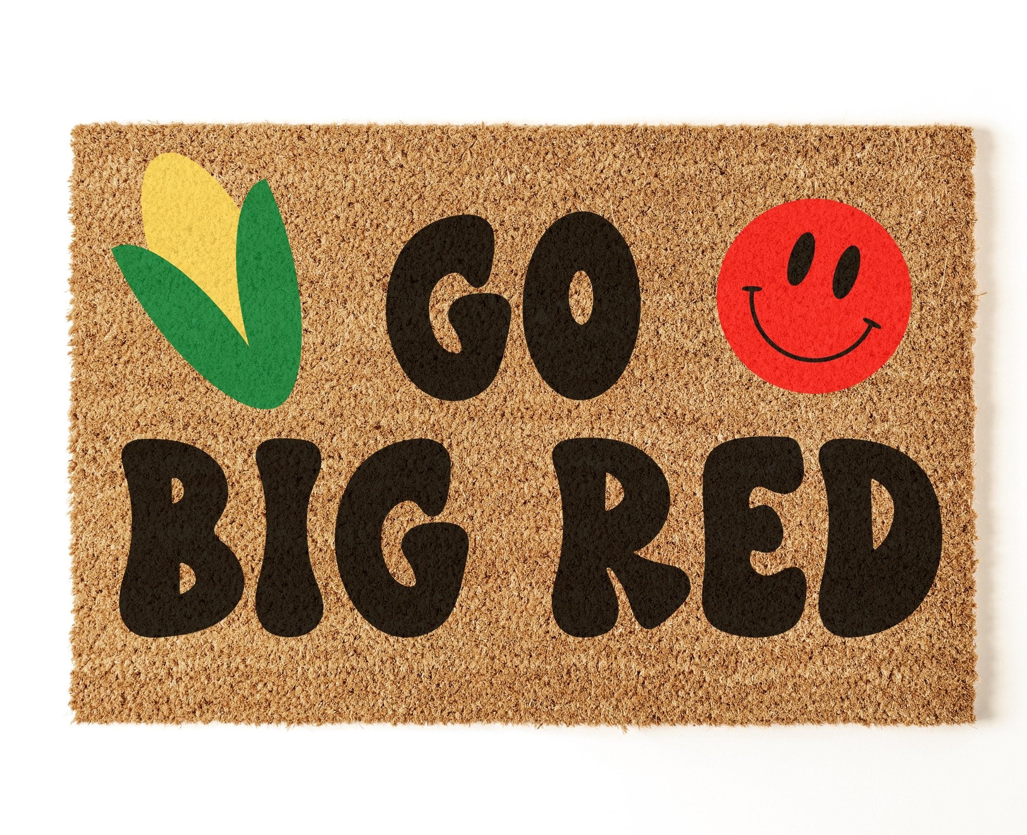 Go Big Red Smiley – Miss Molly Designs, LLC