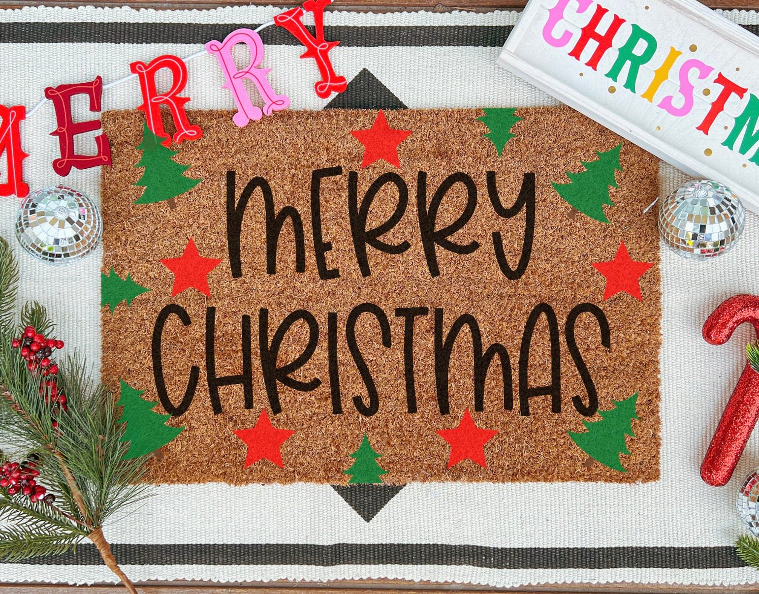 Merry Christmas Trees and Stars – Miss Molly Designs, LLC