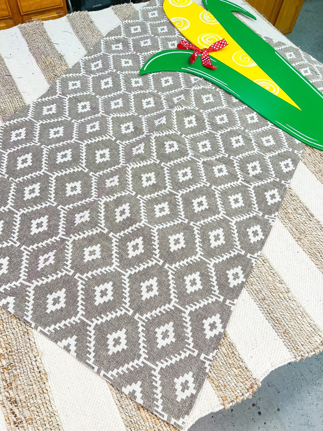 Tan Aztec Double Door Layering Rug – Miss Molly Designs, LLC