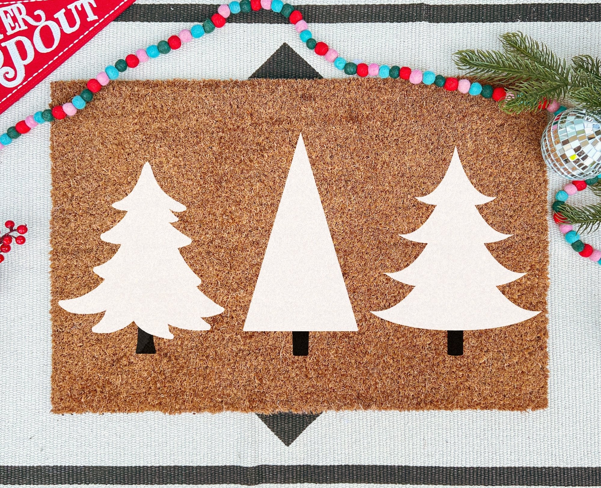 White Christmas Trees – Miss Molly Designs, LLC